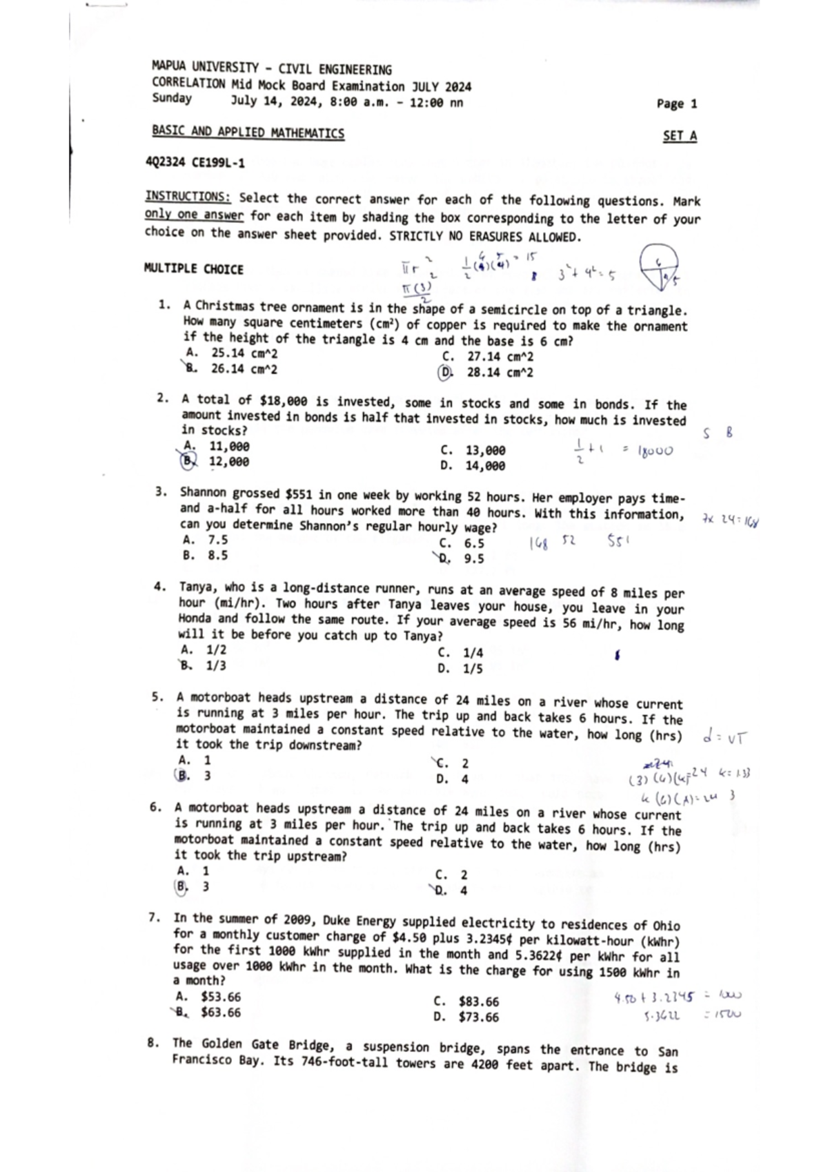 Document 54 - fluids - MAPUA UNIVERSITY CIVIL ENGINEERING CORRELATION ...