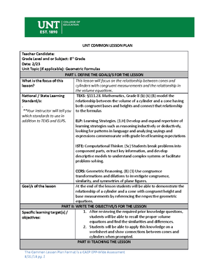 Module 4 Classroom Application - Module 4 Classroom Application: Understanding Levels of ...