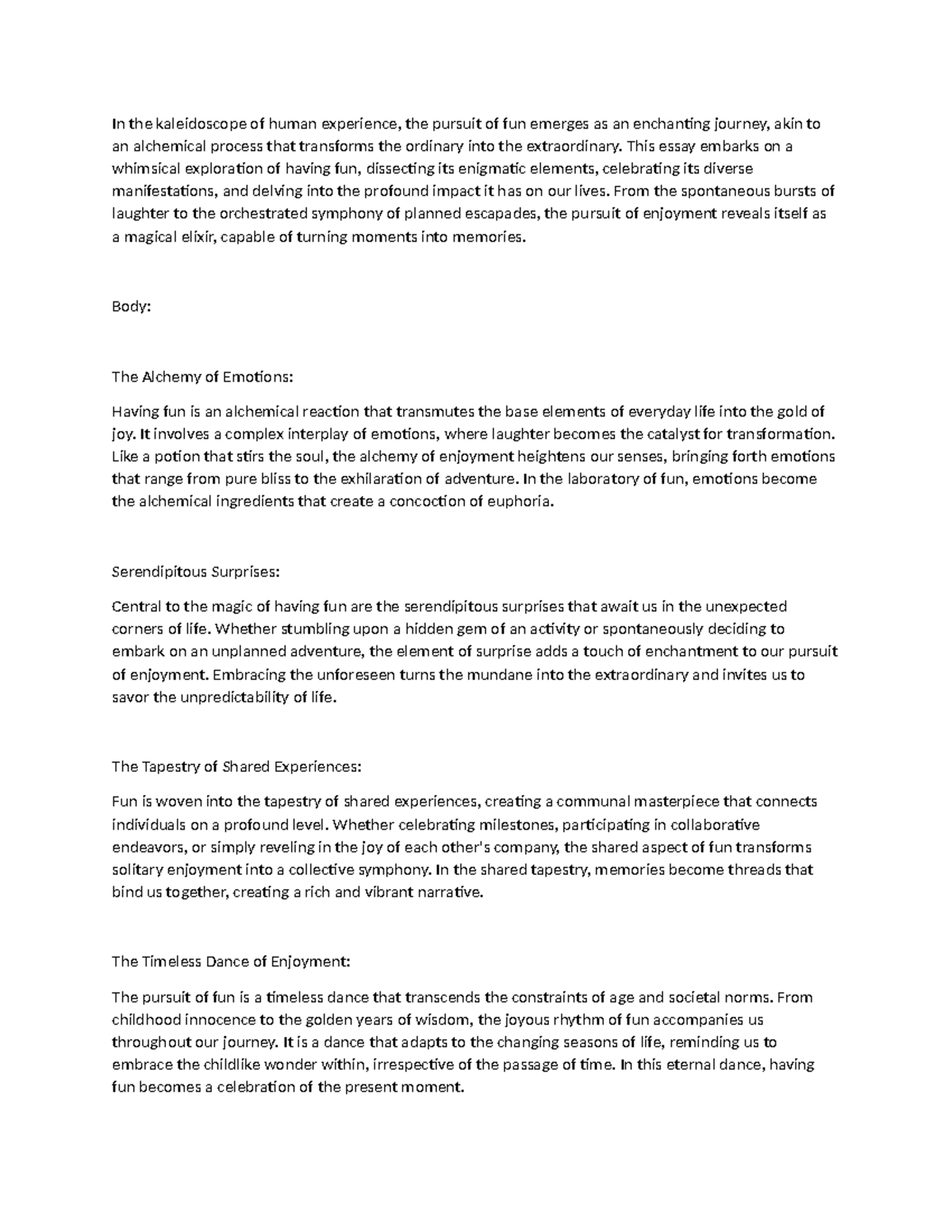 Feb4 - N/A - In the kaleidoscope of human experience, the pursuit of ...