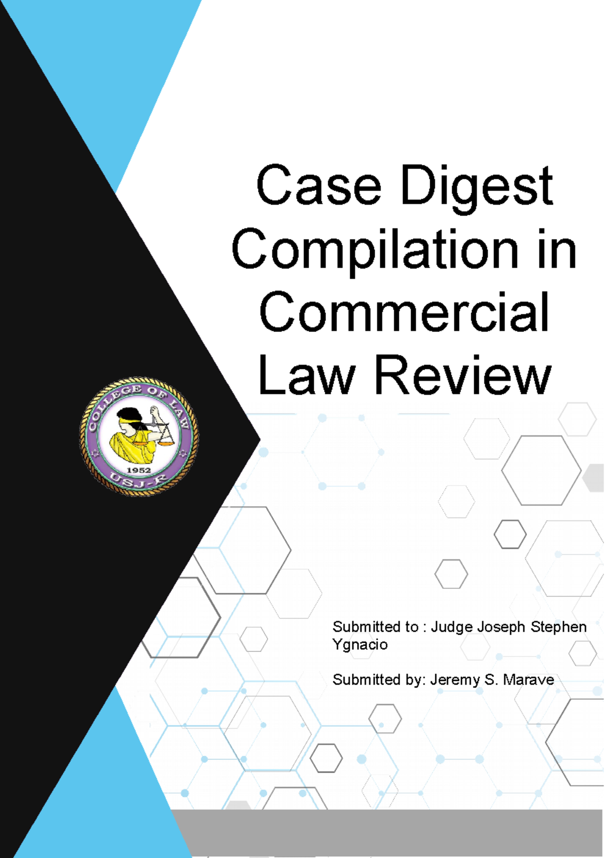 Commercial Review Case Compilation - Marave - Case Digest Compilation ...