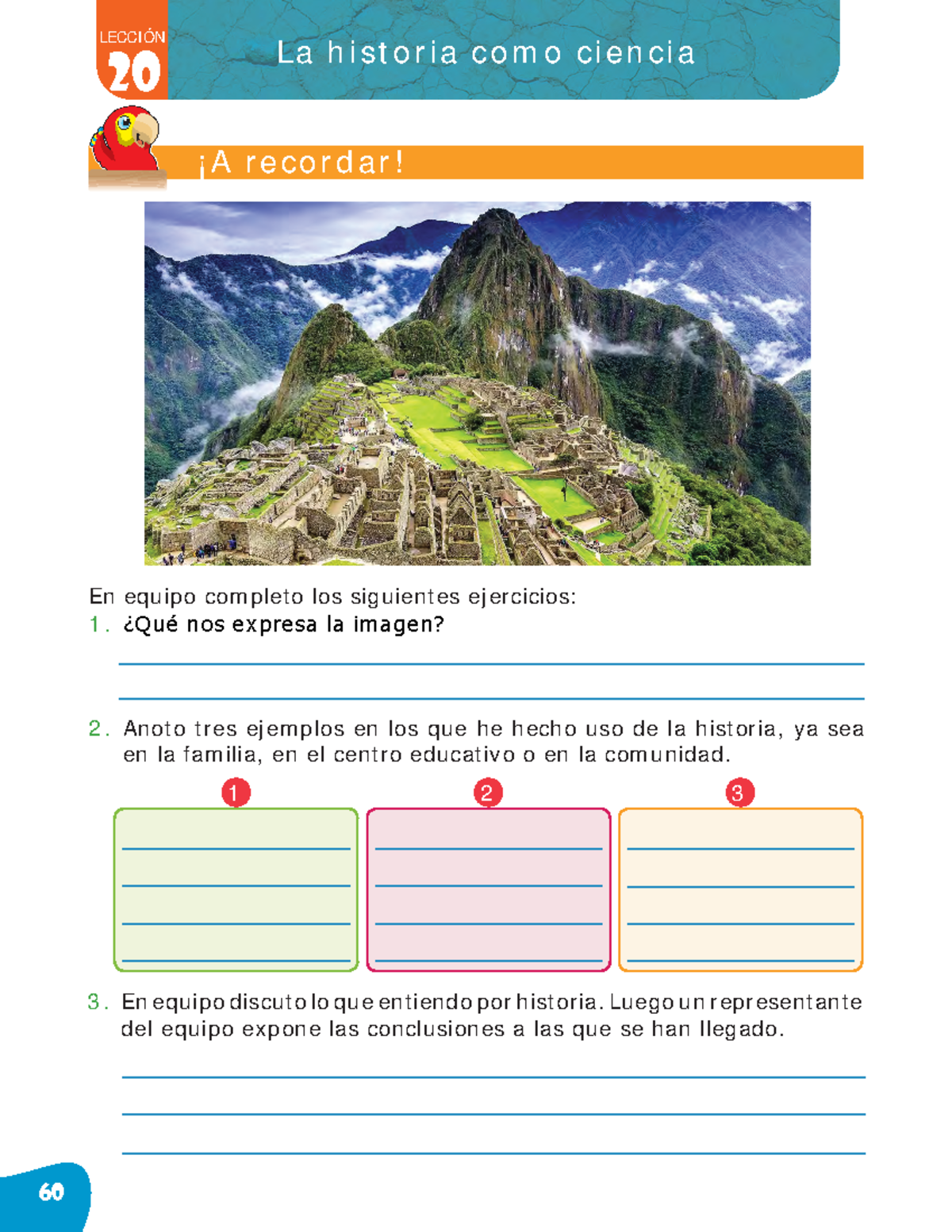 CCSS Cuaderno Trabajo 5to grado 2020 Bloque 3 - La historia como ...
