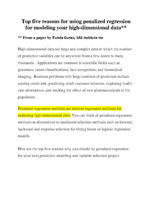 STA6013 Letc5 2 - Professor Mason lecture notes - STAT 6013: Regression ...