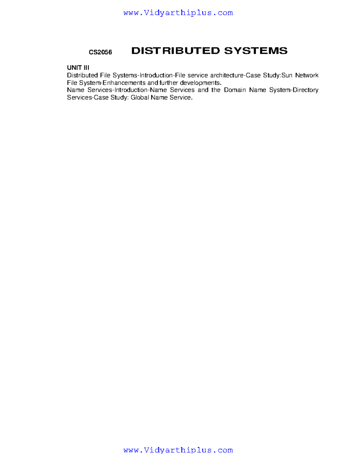 Distributed File Systems - Distributed Systems - Studocu