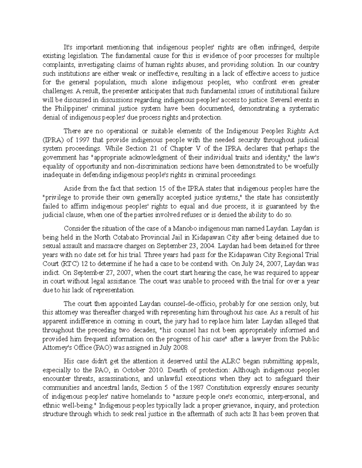 Stand for the position paper that is needed to be submitted - It's ...