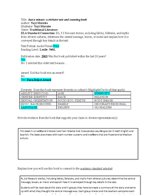 Portfolio 3 - How I learned Geography - Title: How I Learned Geography ...