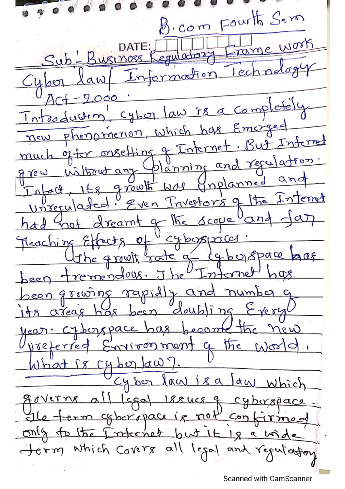 Download - brf - BUSINESS REGULATORY FRAME WORK Class : Bcom 4 th ...