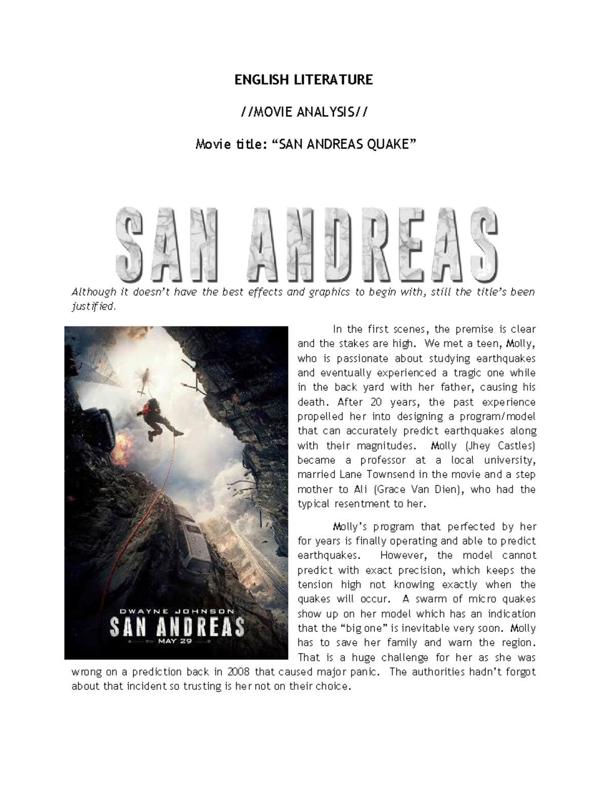 English literature- Movie- Analysis - ENGLISH LITERATURE //MOVIE ...