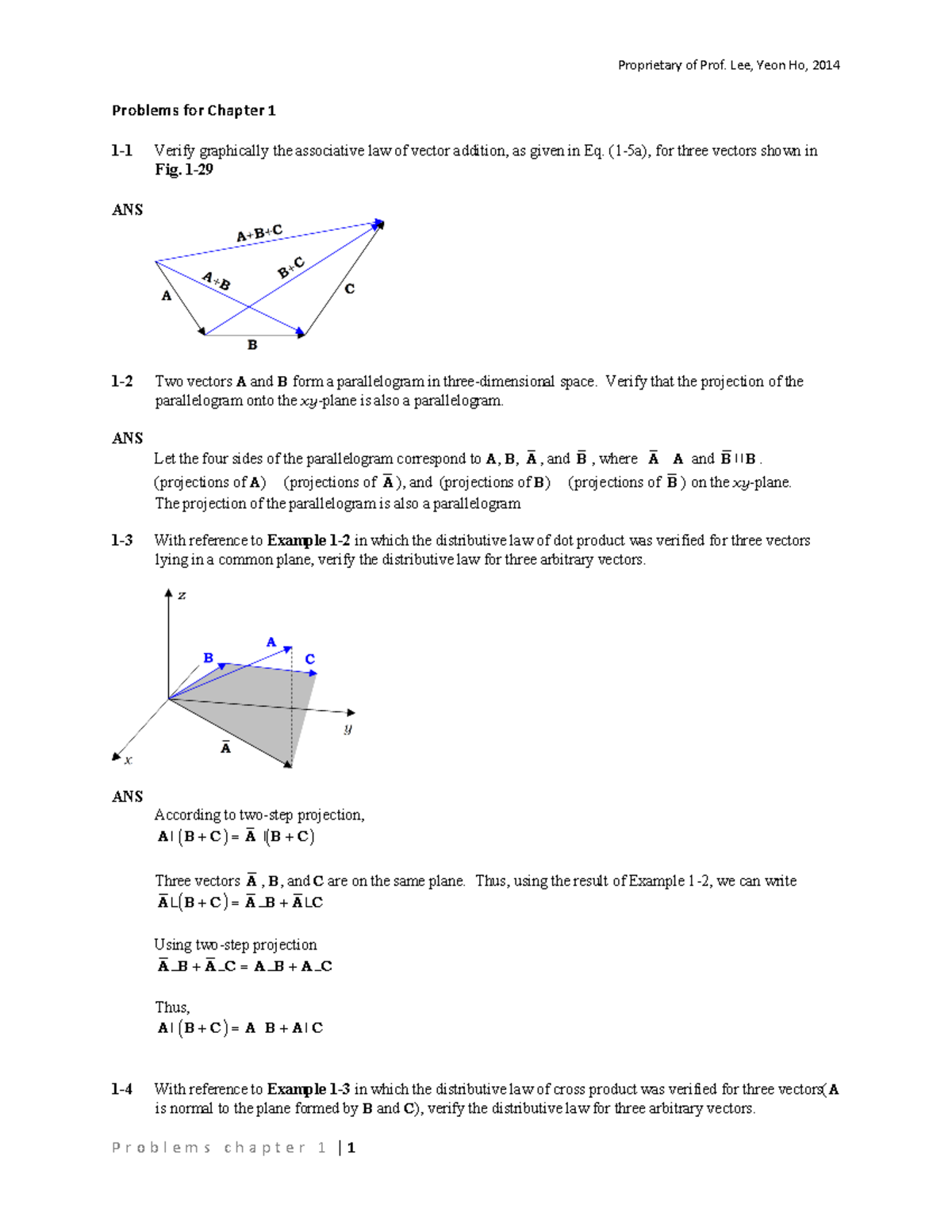 ProblemsProblems solution chapter1_10 - Problems for Chapter 1 1-1 Verify graphically the - Studocu