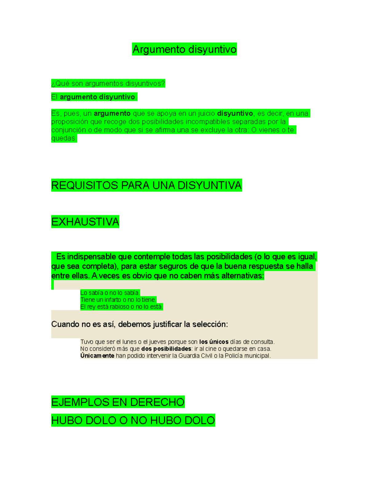 Argumento disyuntivo - .... - Argumento disyuntivo ¿Qué son argumentos ...