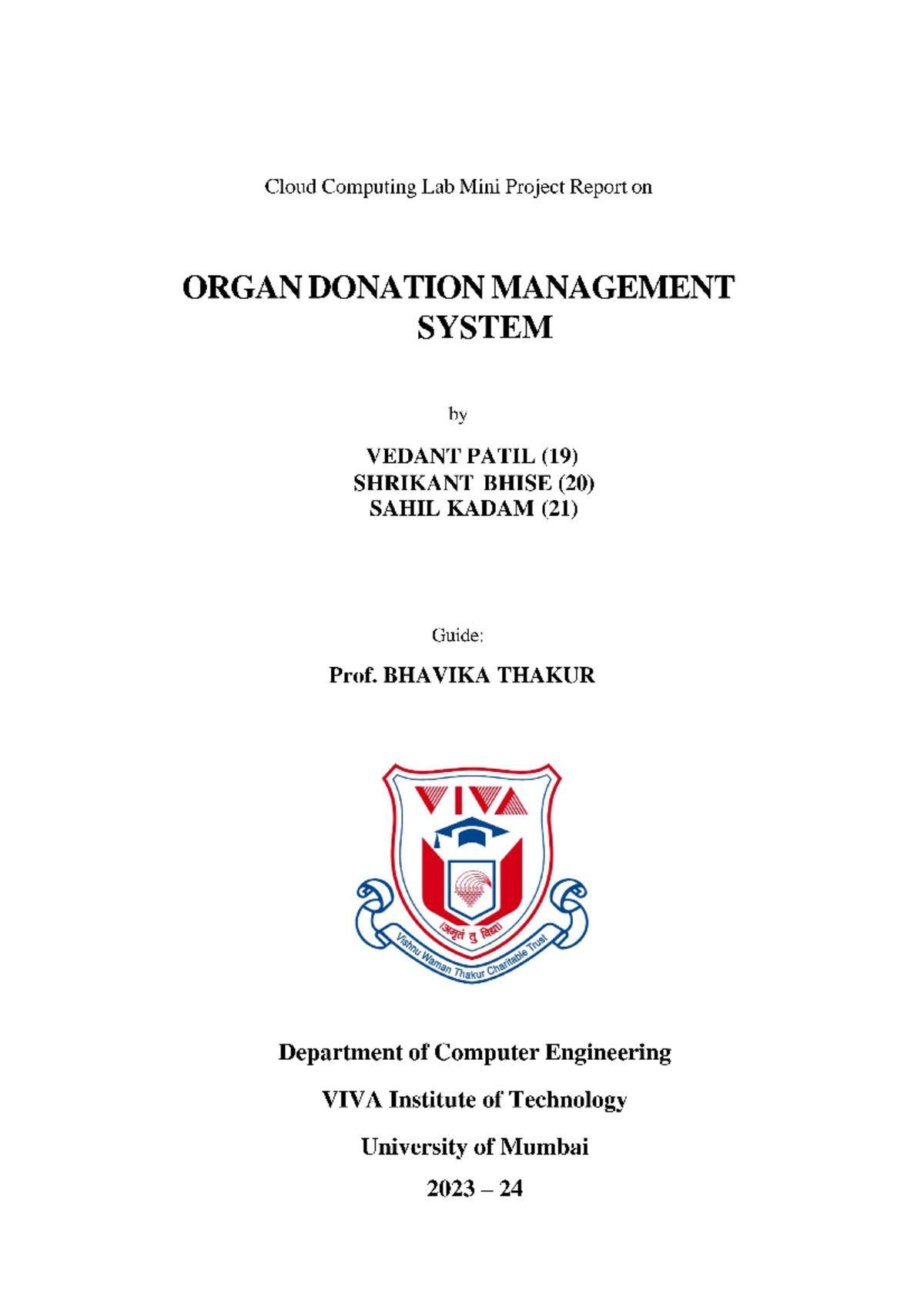 2023 24 TE 7 CCL - Cloud Computing - Studocu