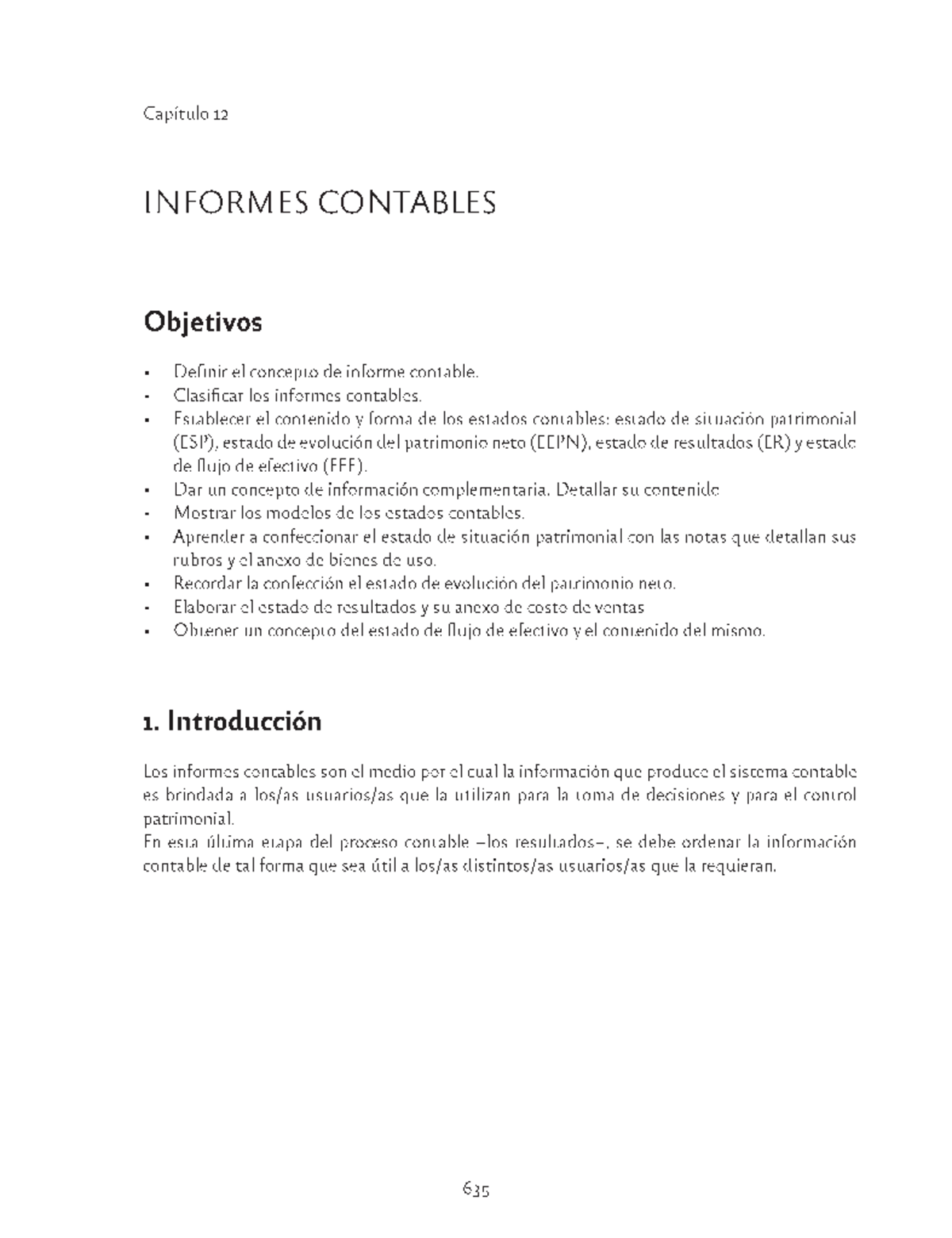 Priotto, H. C. (2023). Contabilidad Básica. Cap. 12. Informes contables ...