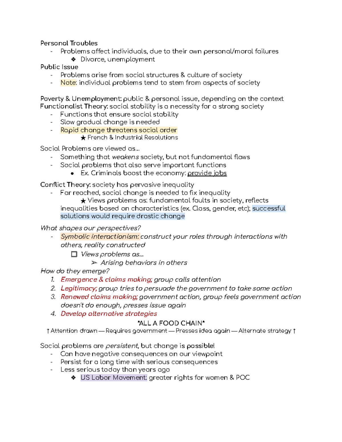 Soc2 - Social Problems and How to Help - Personal Troubles - Problems ...