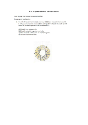 Laboratorio N° 1 - LABORATORIO N° 1: TRANSFORMADORES MAQUINAS ELECTRICAS ESTATICAS Y ROTATIVAS ...