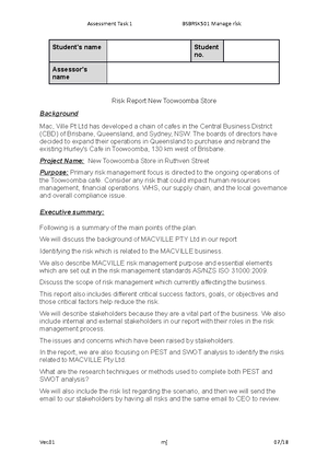 10 1P Learning Summary Report Template 2.docx - Learning Summary Report ...