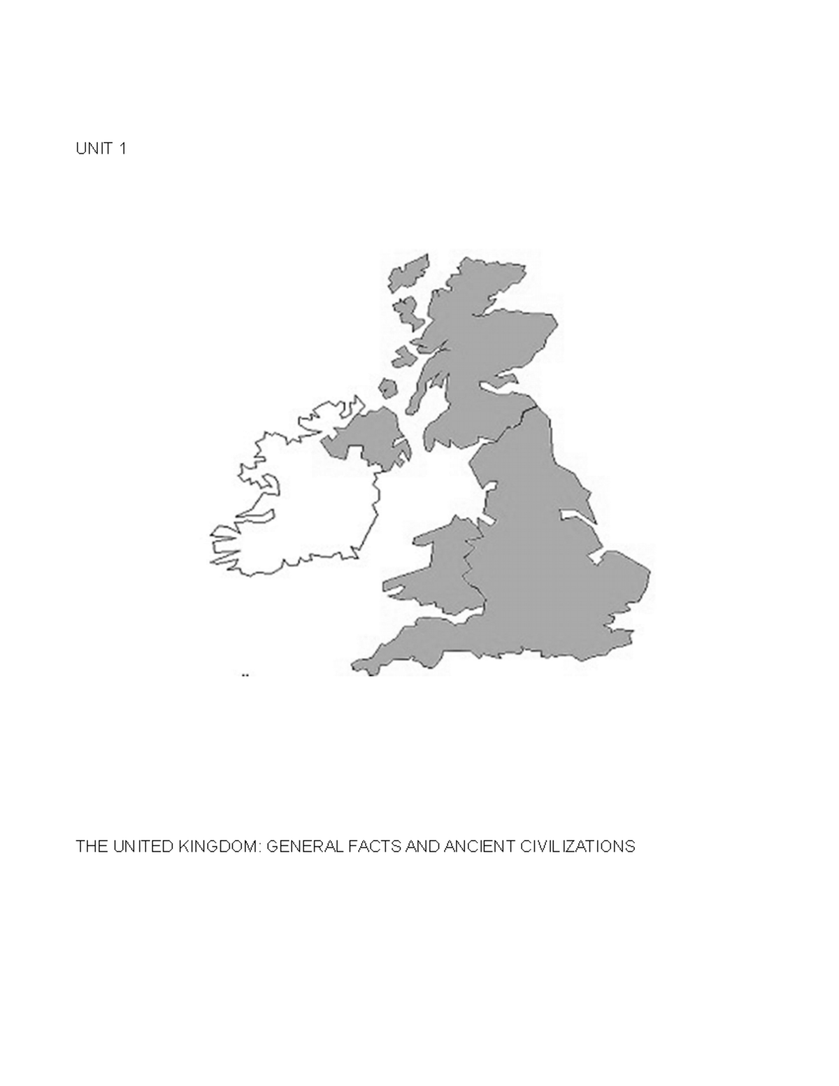 Unidad 1 con Bibliografia - UNIT 1 THE UNITED KINGDOM: GENERAL FACTS ...