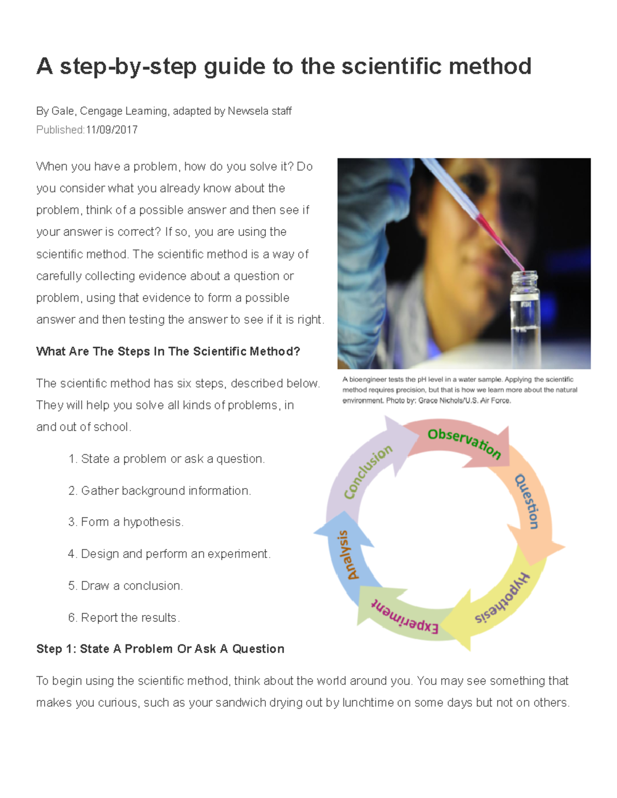step-by-step guide to the scientific method answer key - A step-by-step ...