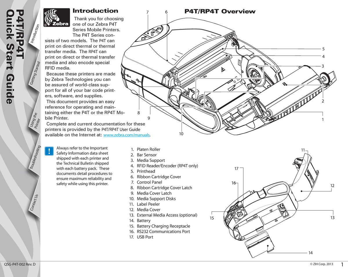 P4t-qsg-en - Manuales de eletrónica - Quick Start GuideP4T/RP4T - Studocu