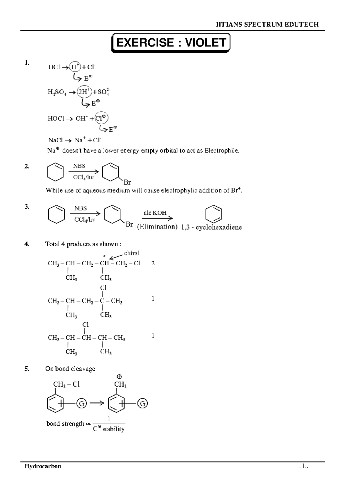 All Exercises - Suis - EXERCISE : VIOLET 1. Na ⊕⊕⊕⊕ doesn't have a ...