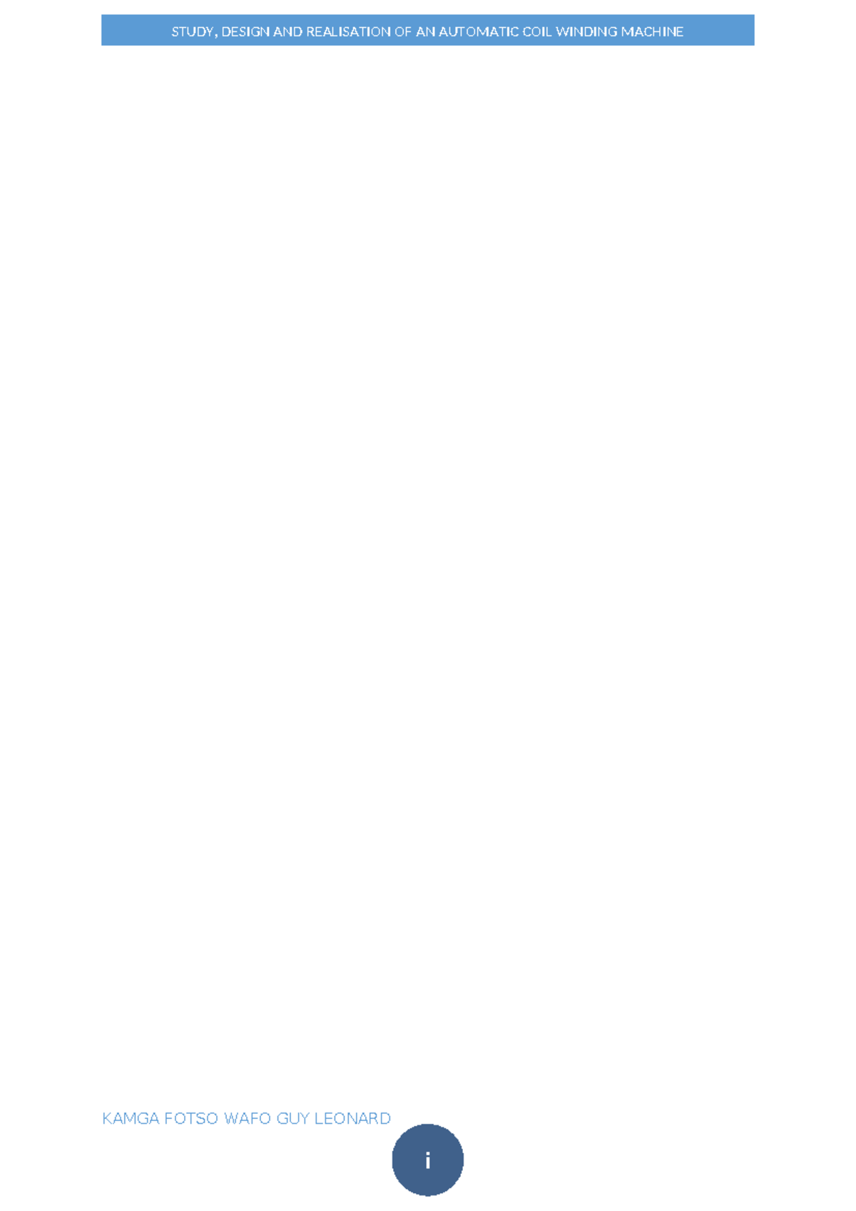 Einstein - i KAMGA FOTSO WAFO GUY LEONARD i CERTIFICATION This is to ...