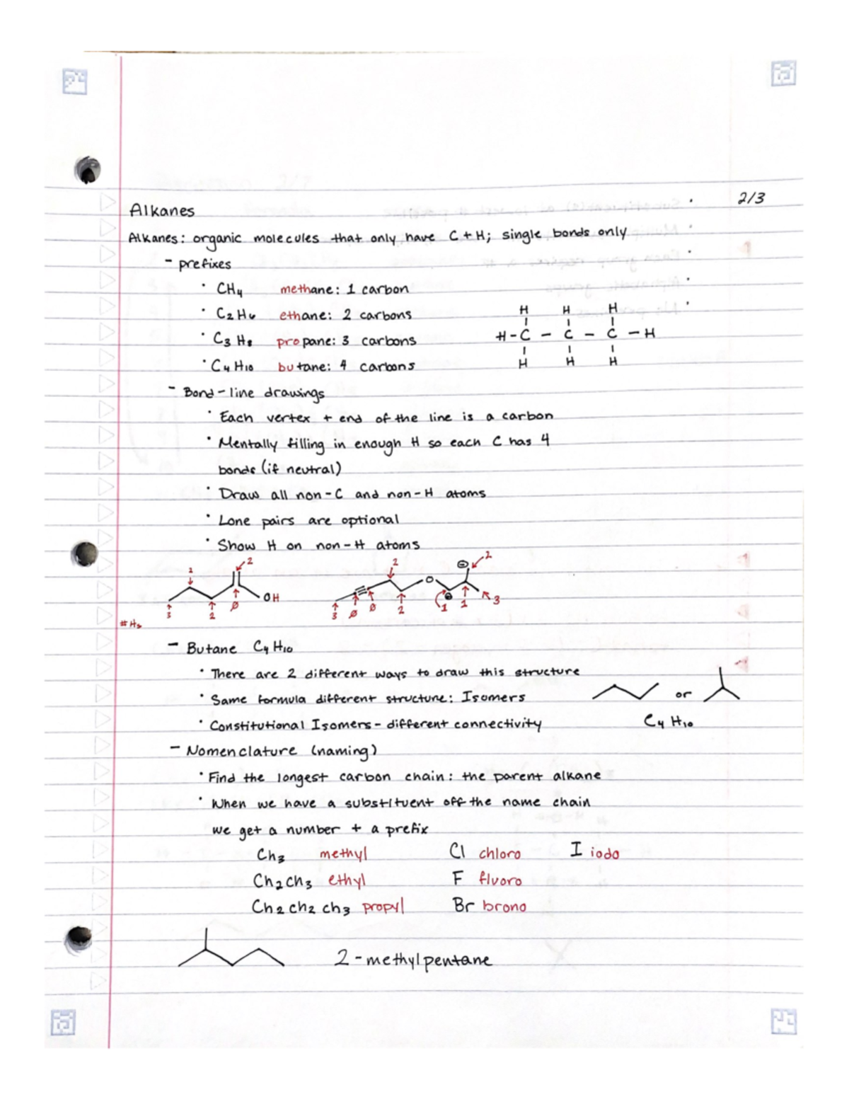 Chapter 2 Alkanes - Going into detail of all aspects within Alkane ...