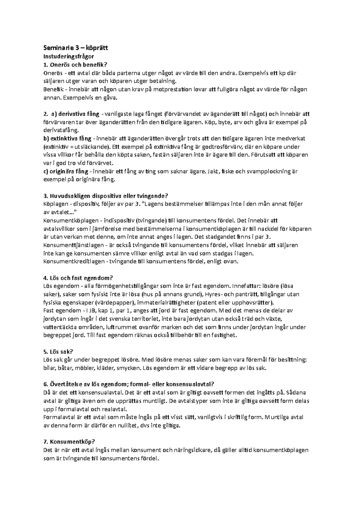 Sem 3 köprätt - Seminar HARA10 - Seminarie 3 – köprätt ...