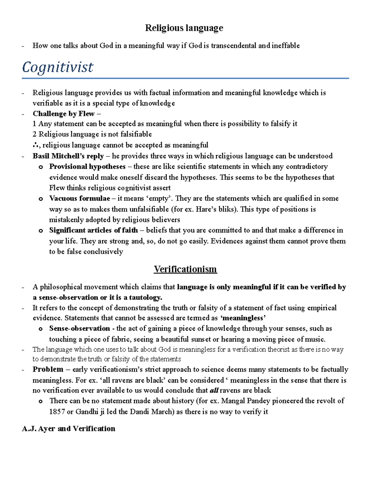 Matthew Taylor Religious language - Religious language - How one talks ...