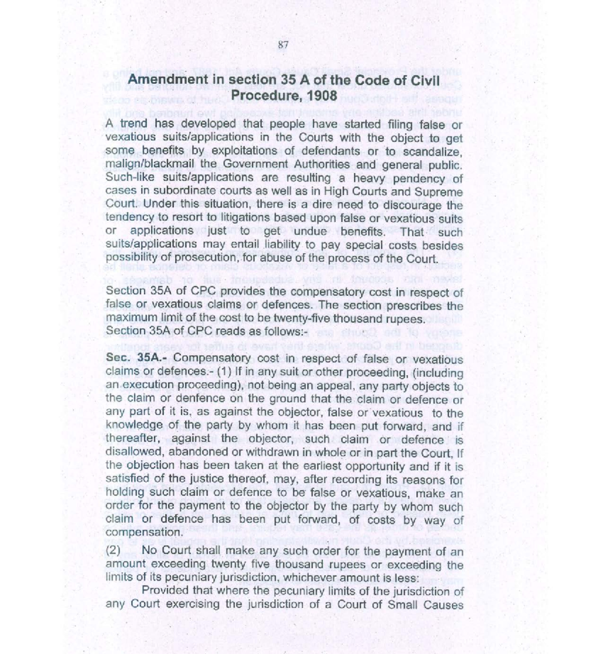 Section 35 CPC - CPC - civil litigation - Studocu