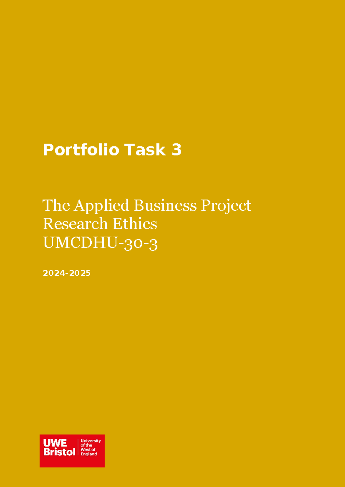 3. Portfolio Task 3 Methodology and Ethical Approval 2024-2025 ...