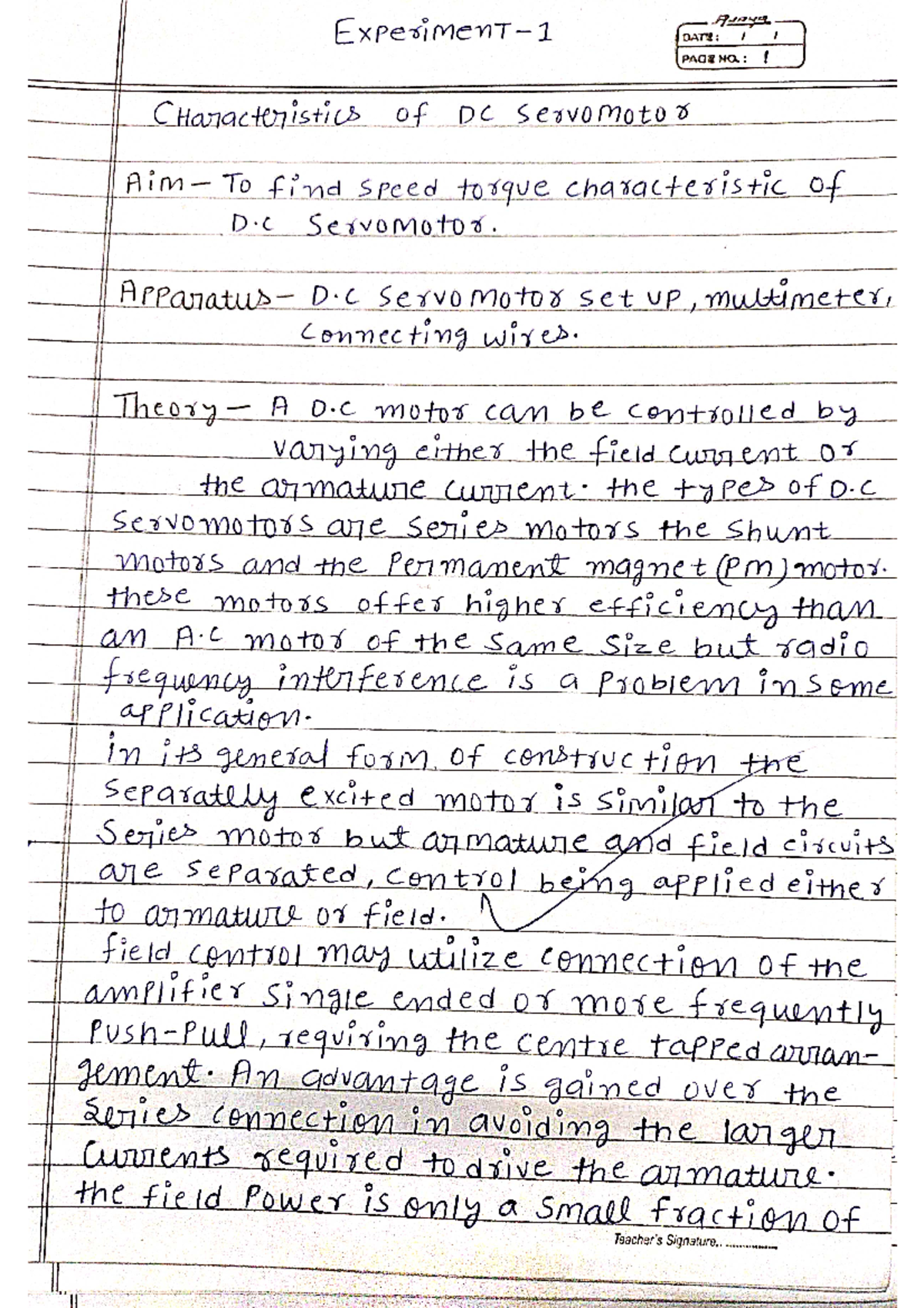 Advanced Control System Lab - computer science and engineering - Studocu