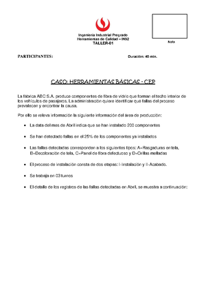 Caso la ventana window company - CASO: LA VENTANA WINDOW COMPA La ...