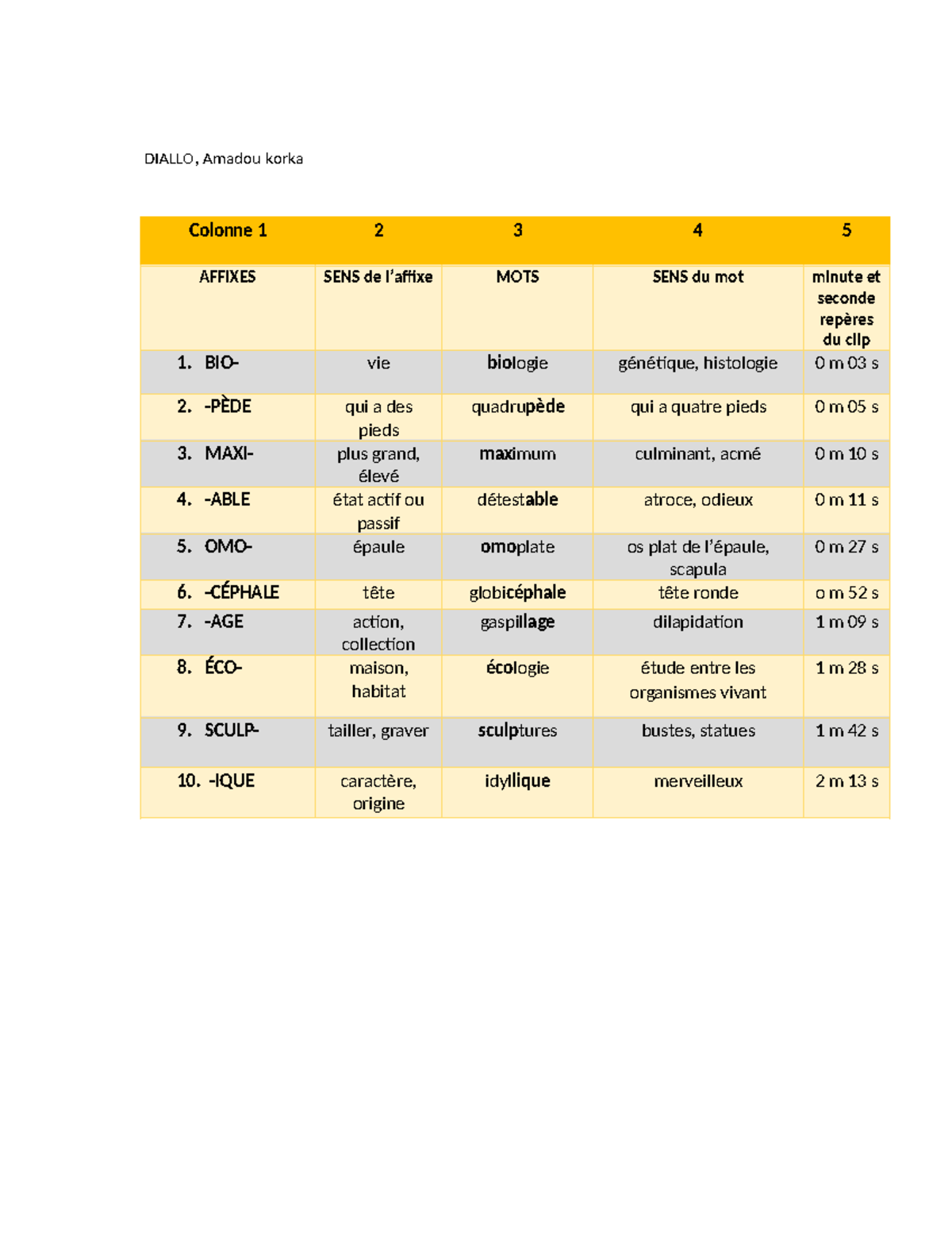 Transfert Lindaa FRS - preparation travaux - DIALLO, Amadou korka ...