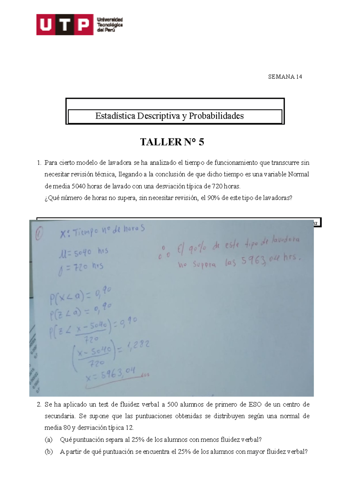 S14.s1 - Taller N° 5-1 - Fijas para el examen final de estadística ...