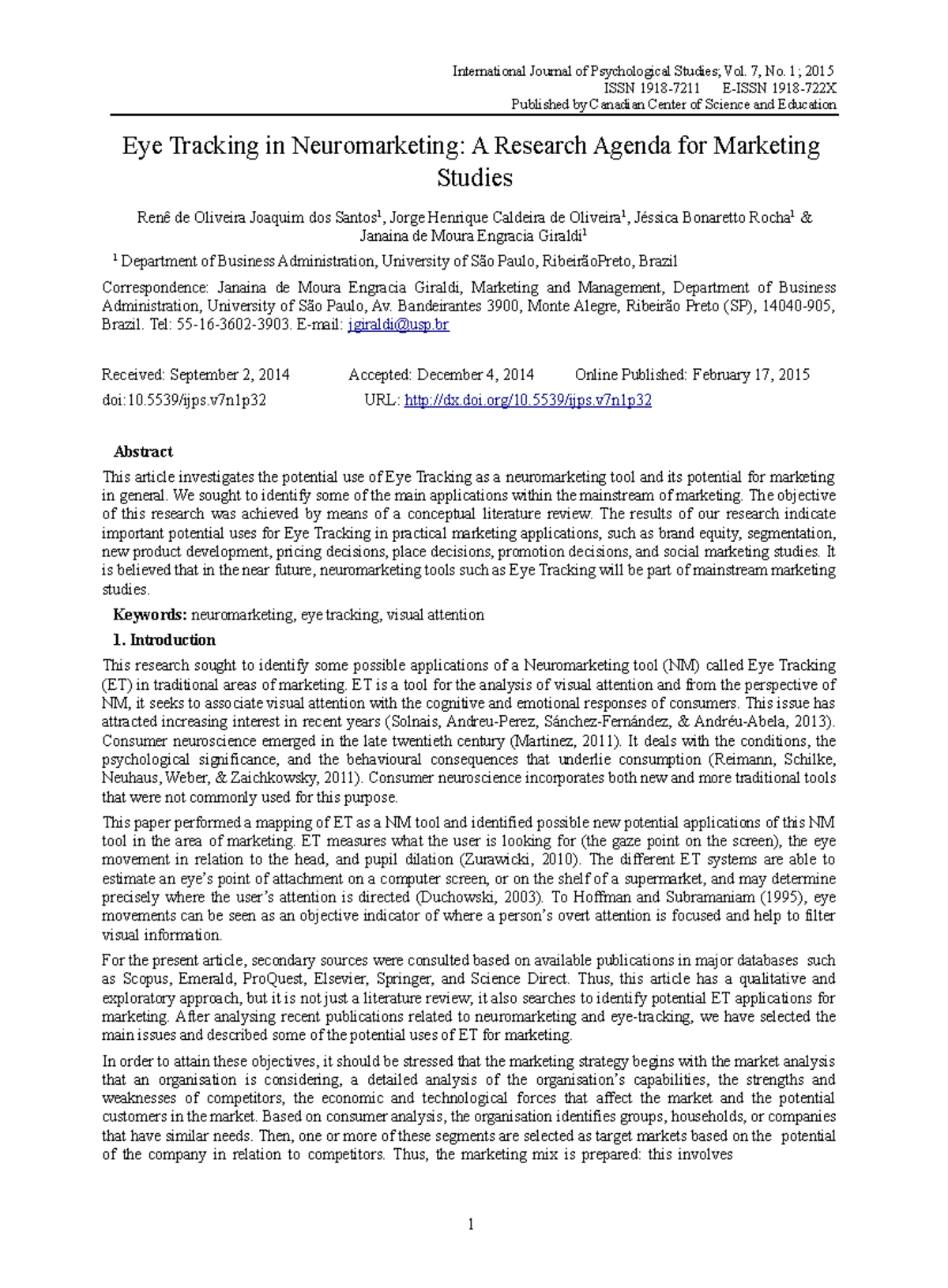 EYES - phương pháp nghiên cứu khoa học - 1 International Journal of ...