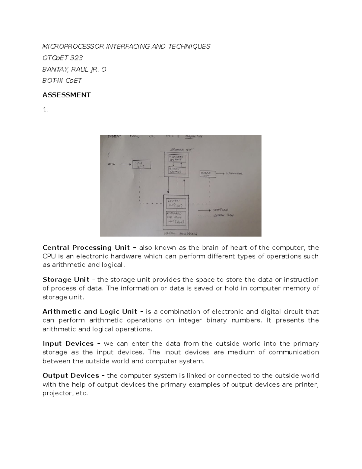 Microprocessor Interfacing AND Techniques Bantay Raul - MICROPROCESSOR INTERFACING AND ...