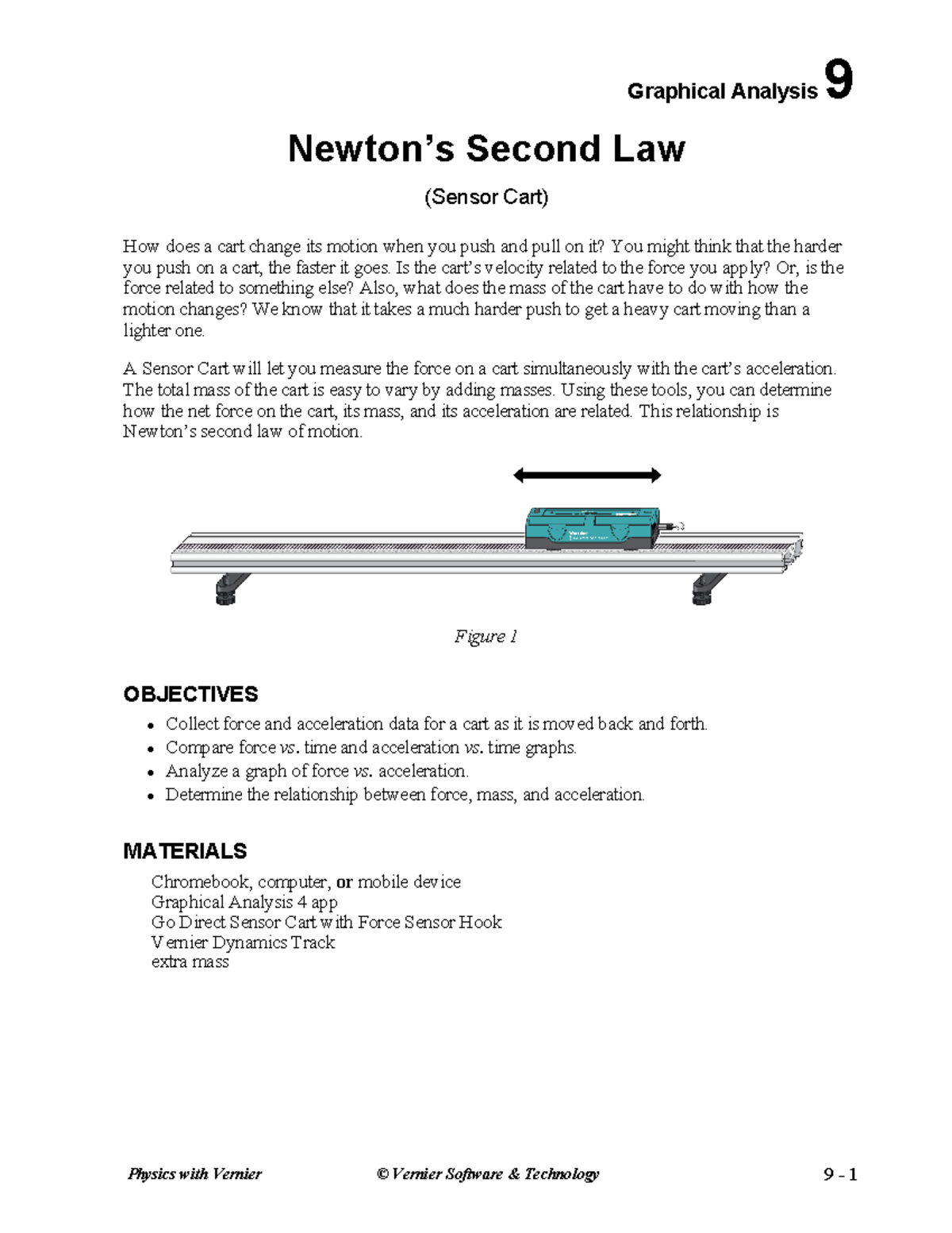 Kami Export - PWV 09 Newton 2nd (Sensor Cart) - Graphical Analysis 9 ...