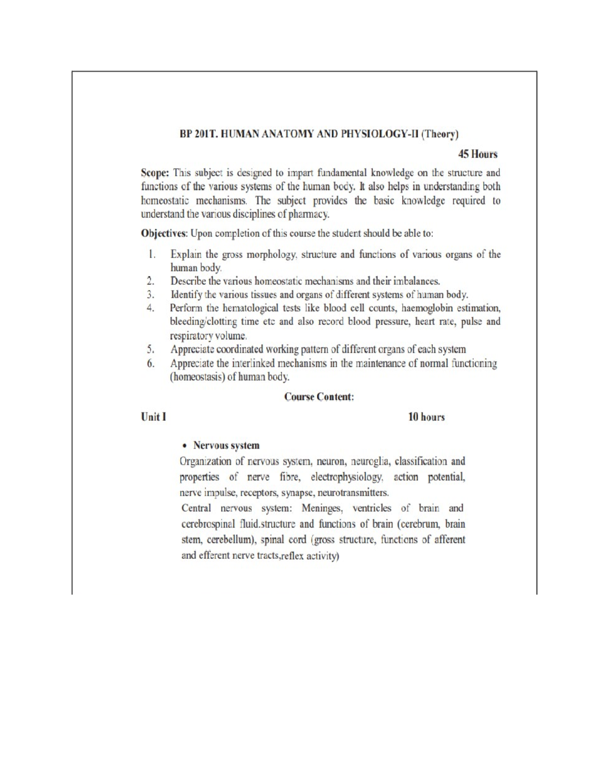HAP-2 Syllabus - Biology HL - Studocu