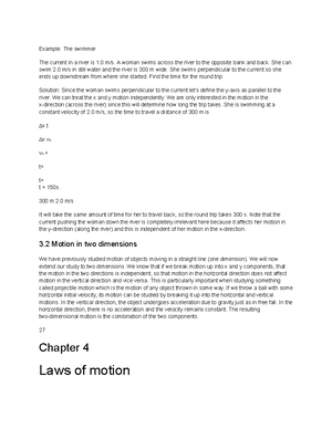 Physics Lecture Notes 5 - Example: Car Chase A car traveling at a ...