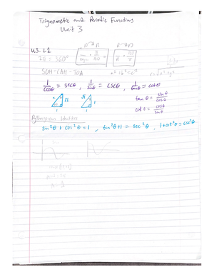 Unit 2 Lesson 5 - Logarithmic Functions and Their Graphs - MATH 1113 ...