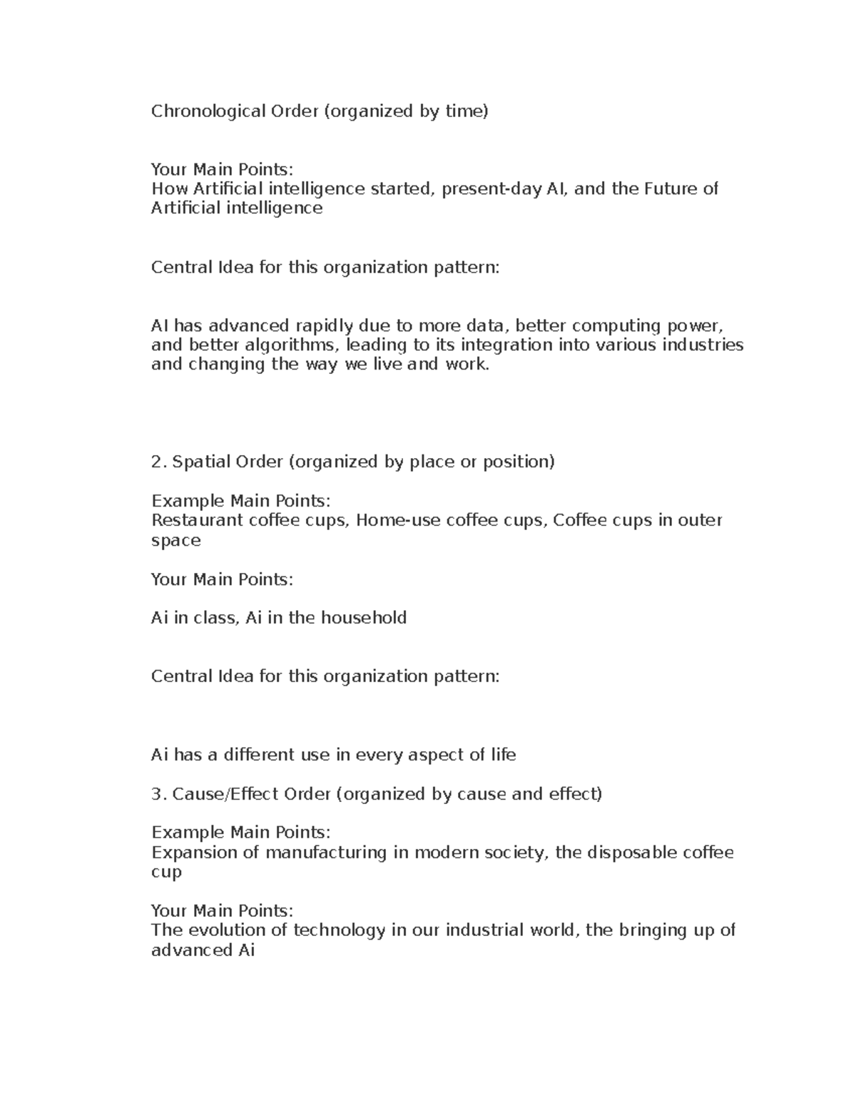 Articfical Intlellgince Chronolgical Order Chronological Order