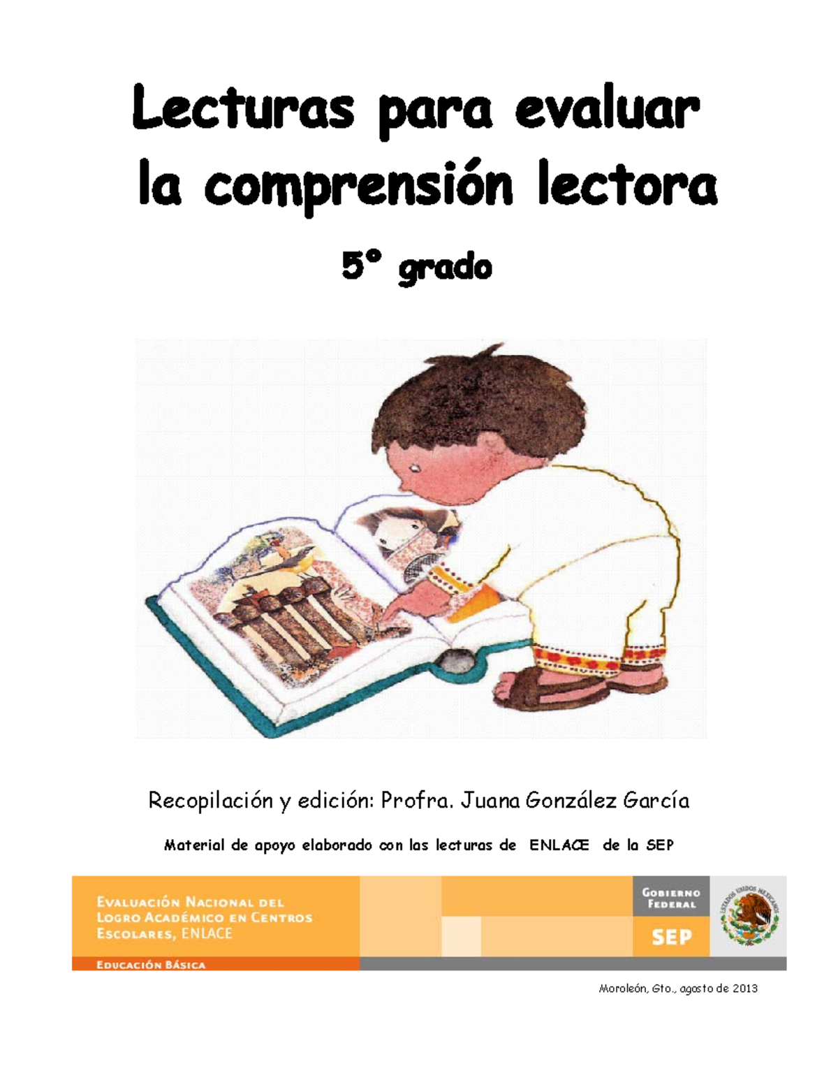 Comprension Lectora 5to ME - Recopilación y edición: Profra. Juana ...