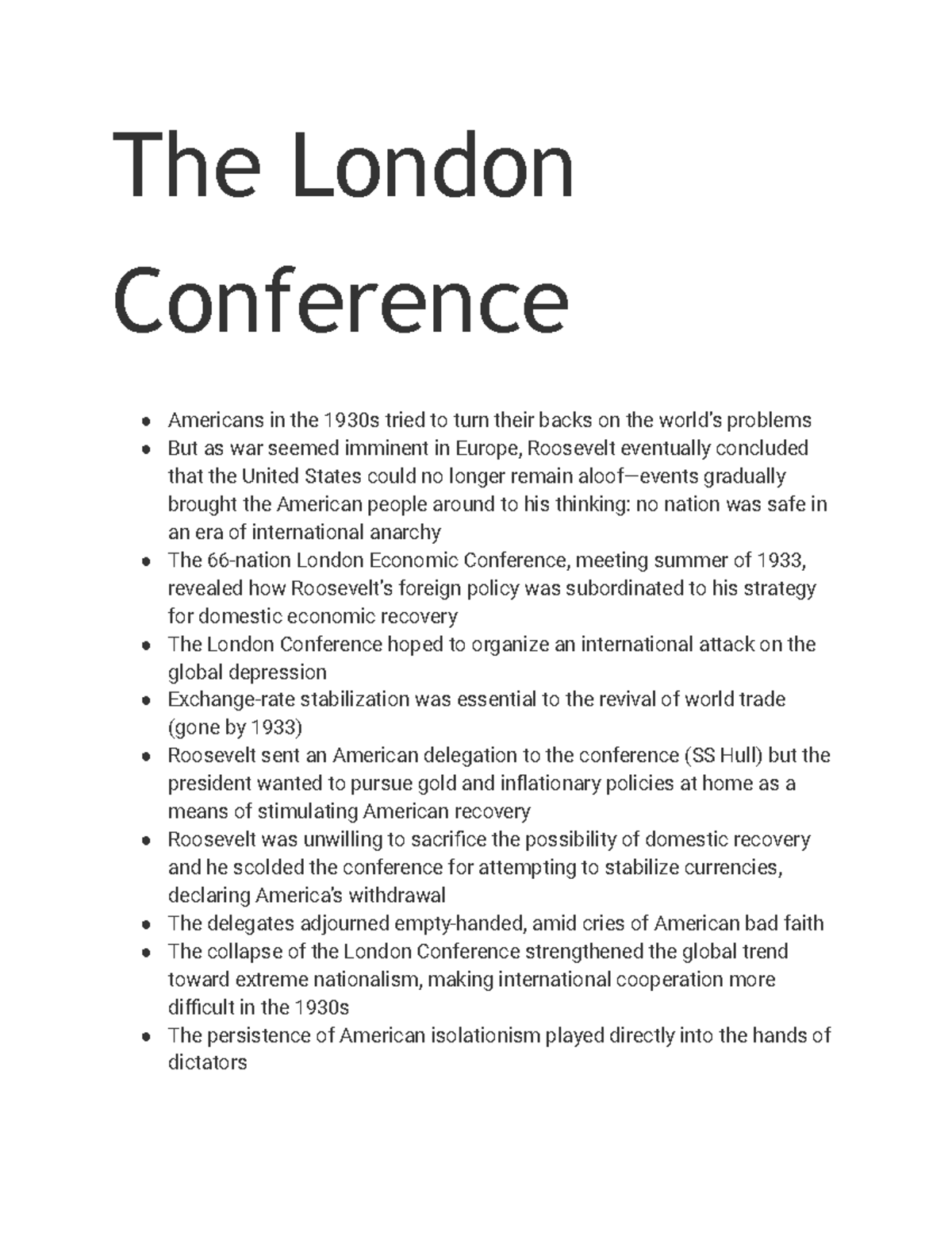 Chapter 35 Franklin D. Roosevelt and the Shadow of War, 1933-1941 - The ...