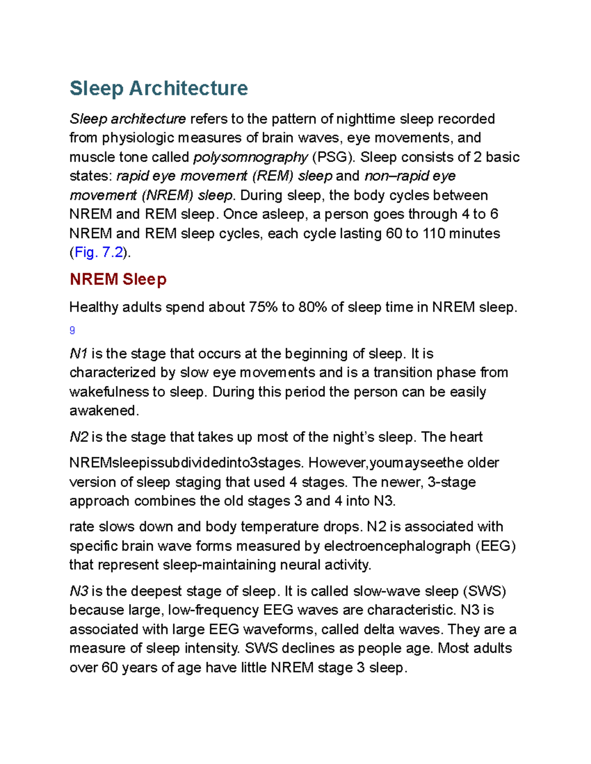 Sleep Architecture - CARMINES - Sleep Architecture Sleep architecture ...