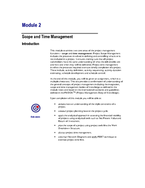 Module 1 Introduction to Project Management and Project Integration Management - Module 1 - Studocu