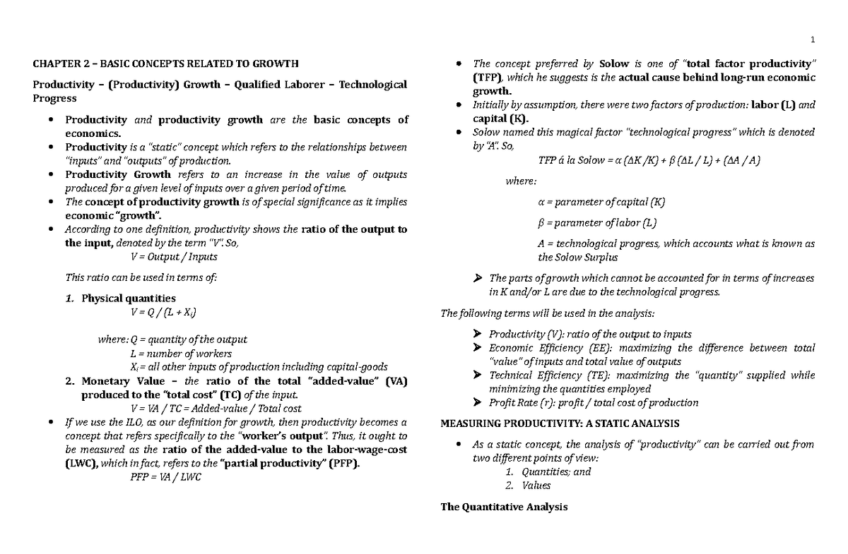 Economics Handouts - International Business And Trade - Studocu