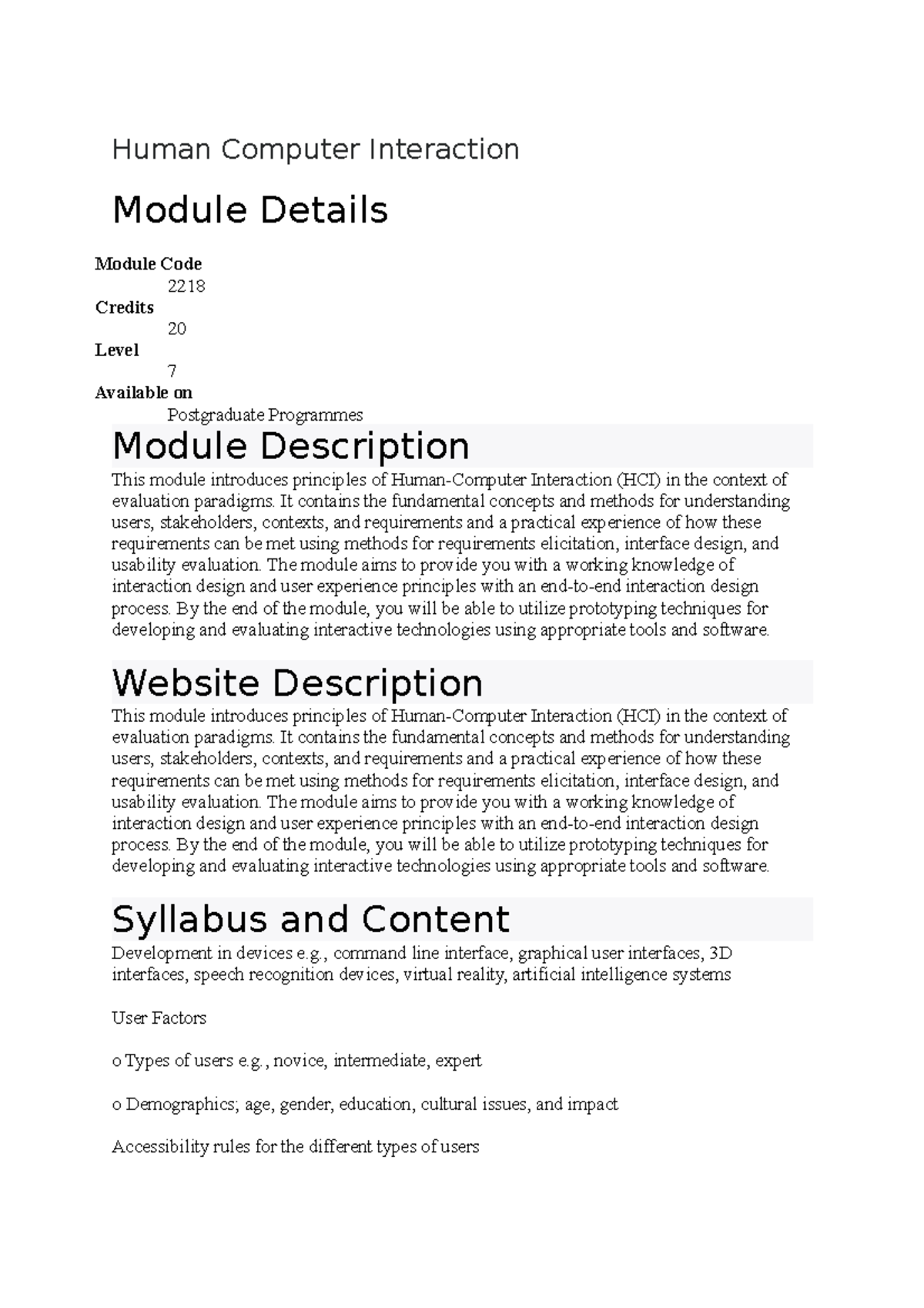 Human Computer Interaction - It contains the fundamental concepts and methods for understanding ...