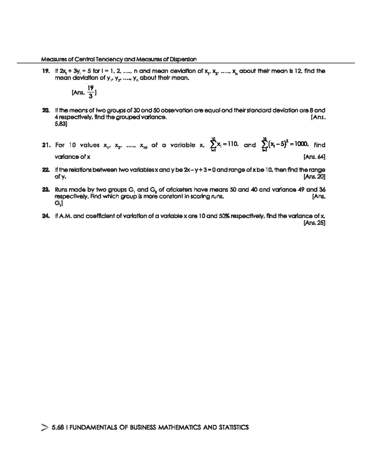 Fundamentals of business mathematics and statistics 30 - Certified ...