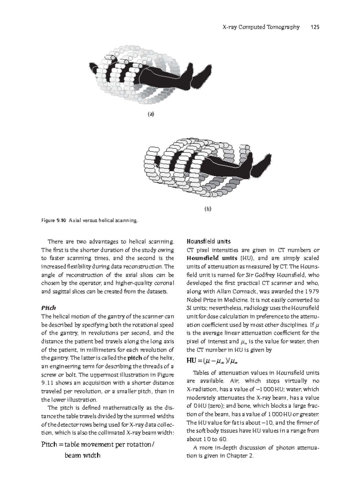 Instrumentation Physics-45 - X-ray Computed Tomography 125 Hounsfield ...