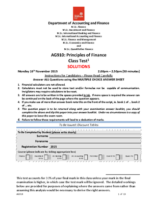 Principles of finance-formula sheet - Principles of finance Formula ...