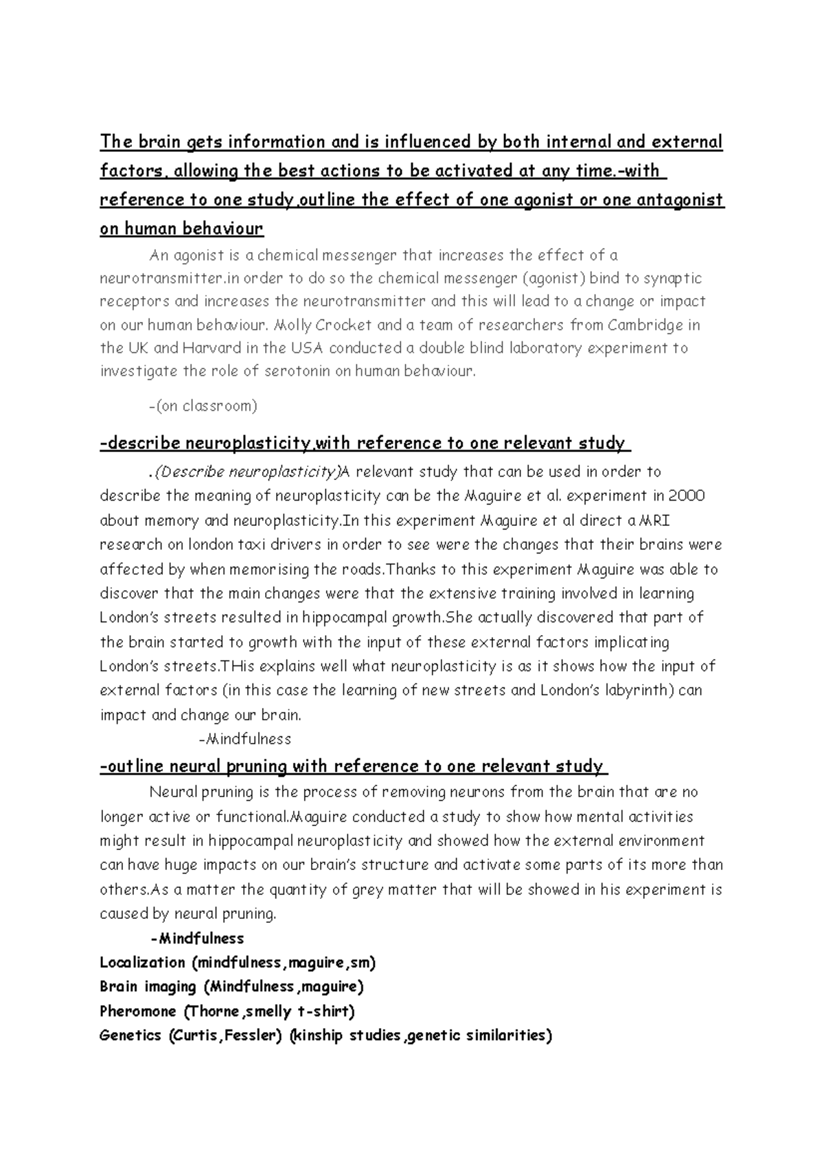 9 Mark questions-HMW - examples of 9 marks introduction plus studies ...