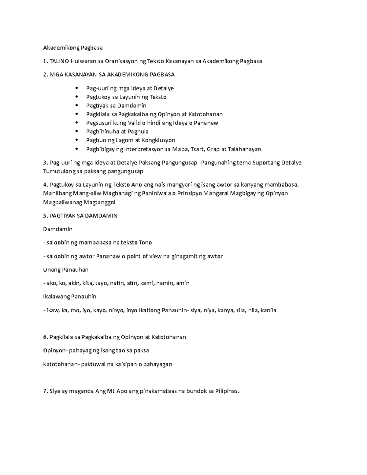 Akademikong Pagbasa - Manlibang Mang-aliw Magbahagi ng Paniniwala o ...